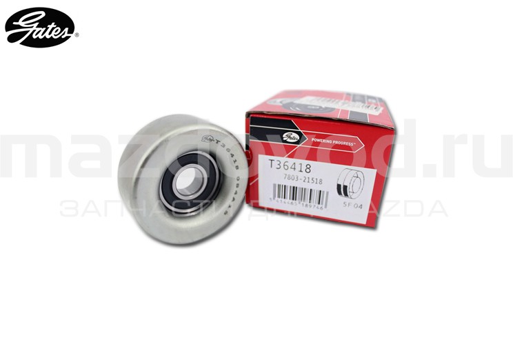 Ролик обводной для Mazda 3 (BK/BL) (GATES) T36418 MAZDOVOD.RU +7(495 ...